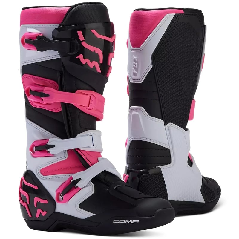 FOX RACING Botas FOX RACING COMP Mujer Negra Rosada | falabella.com