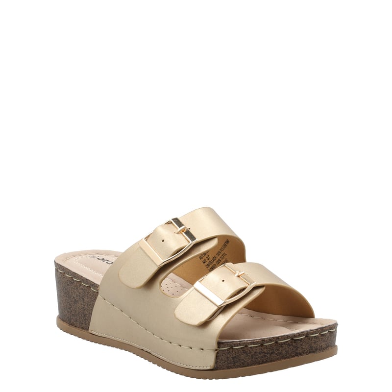 AZALEIA Sandalia Mujer Riviera Dorado AZALEIA | falabella.com