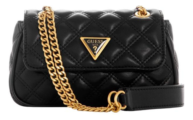 GUESS Mini Cartera Giully Mini Cnvrtble Xbdy Flap Negro GUESS ...
