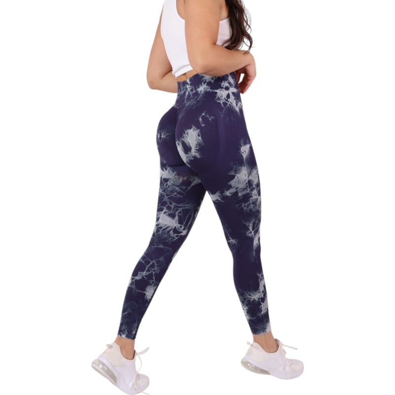 GENERICO Calza deportiva mujer levanta cola Tie dye Doble Push up ...