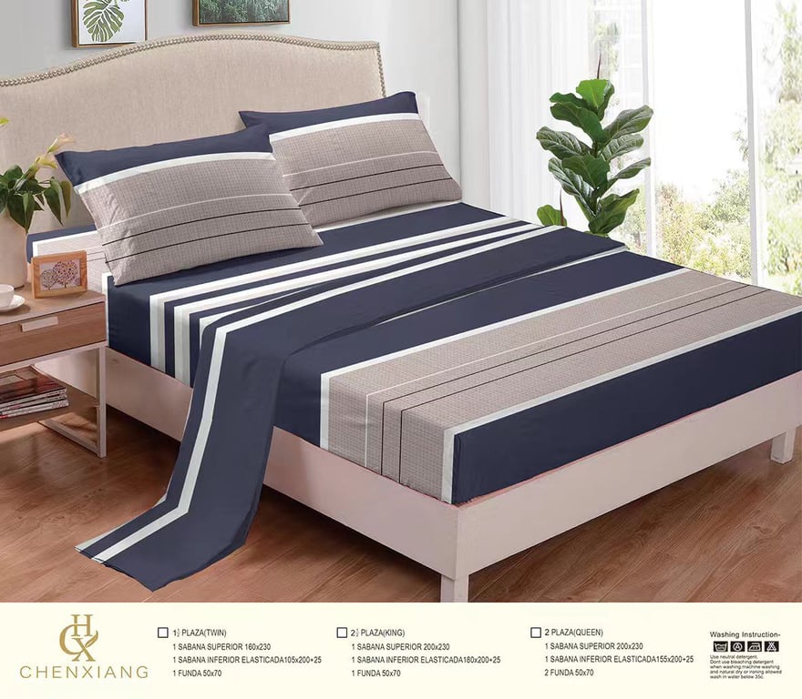 ANGELES DEL HOGAR Juego De Sabanas de Algodón Suave King | falabella.com