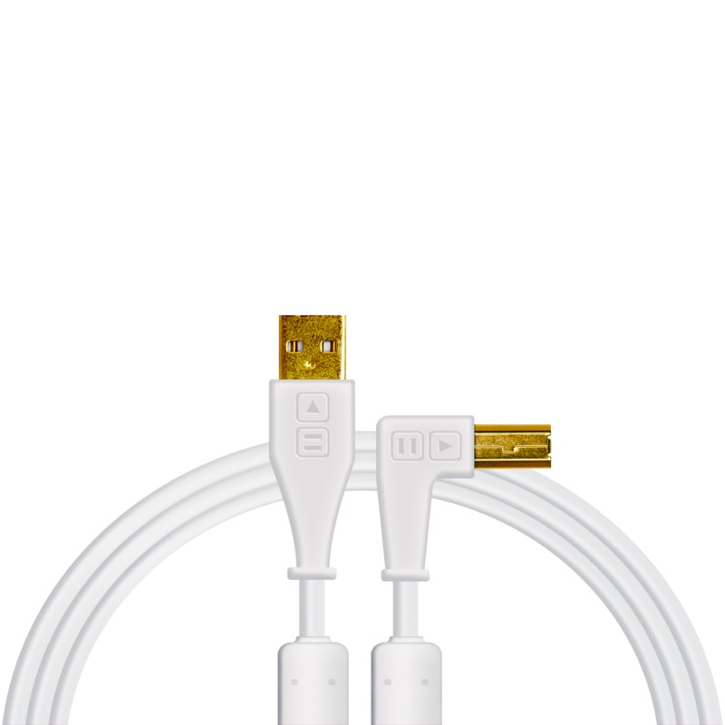 GENERICO Cable USB-A a USB-B 15 Metros Angulo Blanco Cables DJ ...