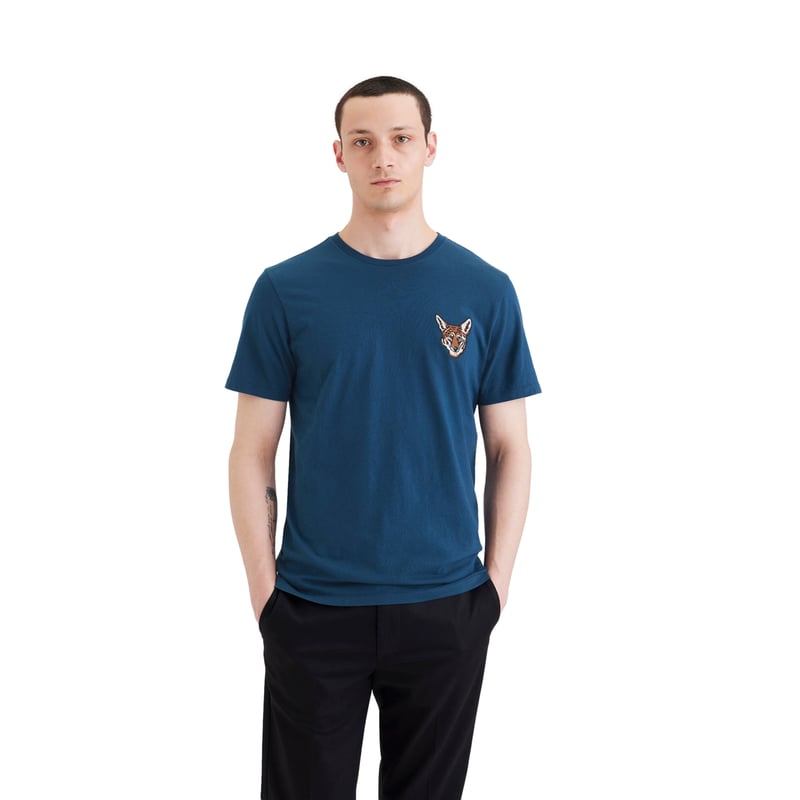 DOCKERS Polera Hombre Graphic Tee Slim Fit Poseidon Azul Dockers | falabella.com