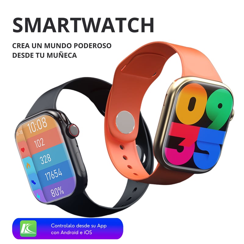 LENYES Smartwatch reloj inteligente Deportivo con App Ferefit Android ...