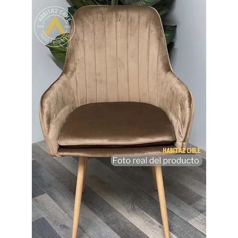 SITIAL POLTRONA CAFÉ LINEAL WOOD | Sodimac - Falabella