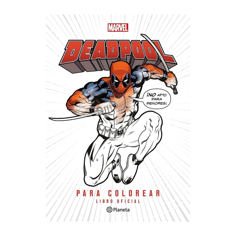 TOP10BOOKS LIBRO DEADPOOL PARA COLOREAR / PLANETA / MARVEL | falabella.com