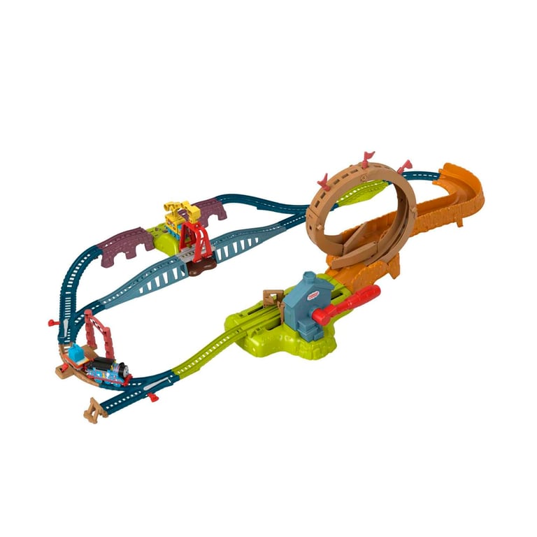 FISHER PRICE Tren Thomas Motorizado Loop Patio De Mantenimiento Hhn25 ...