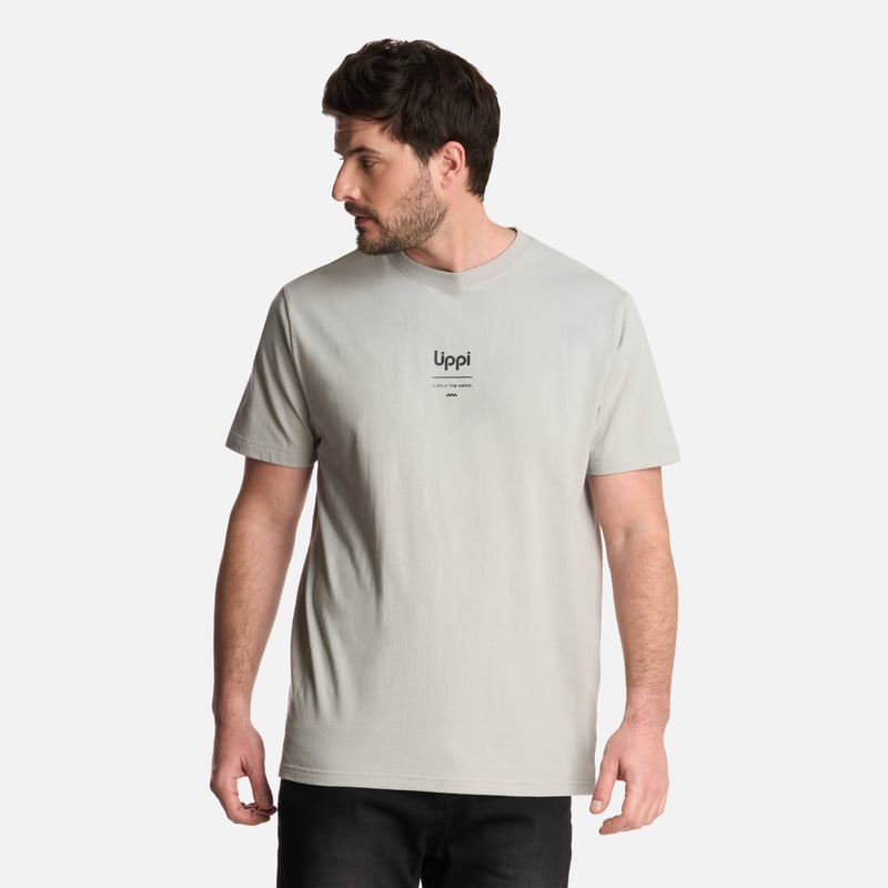 LIPPI Polera Hombre Ulmo Mid Point T-Shirt Gris Claro Lippi | falabella.com