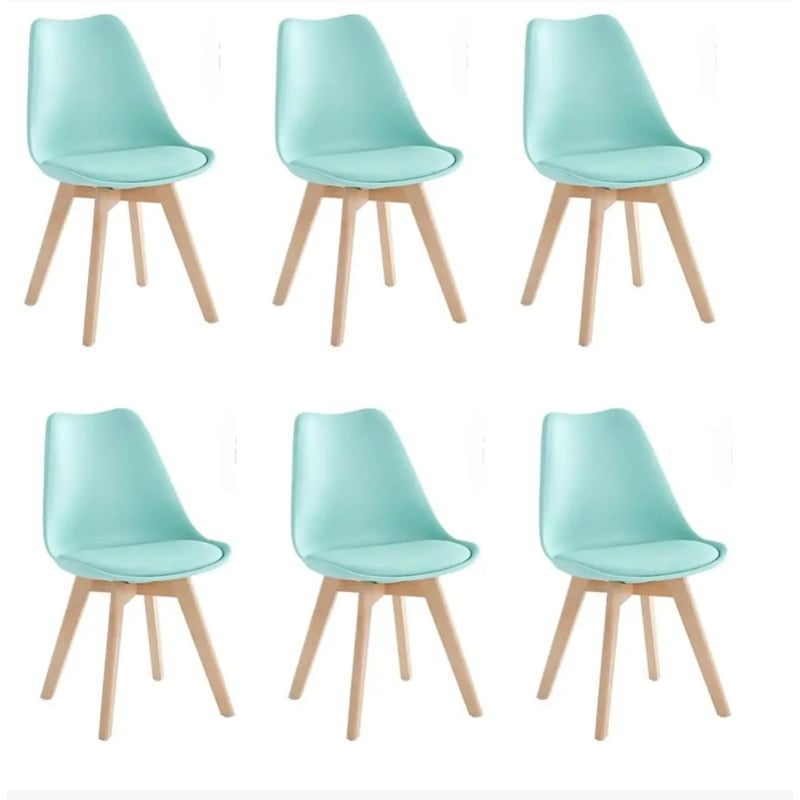 CORI CORI Pack 6 Sillas Tulip Menta | falabella.com