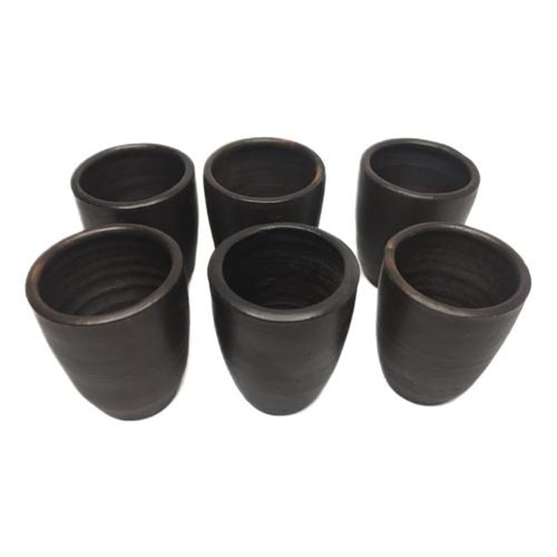 Vasos de Greda Artesanales para Bebidas Calientes y Frías - Pack 6 ...