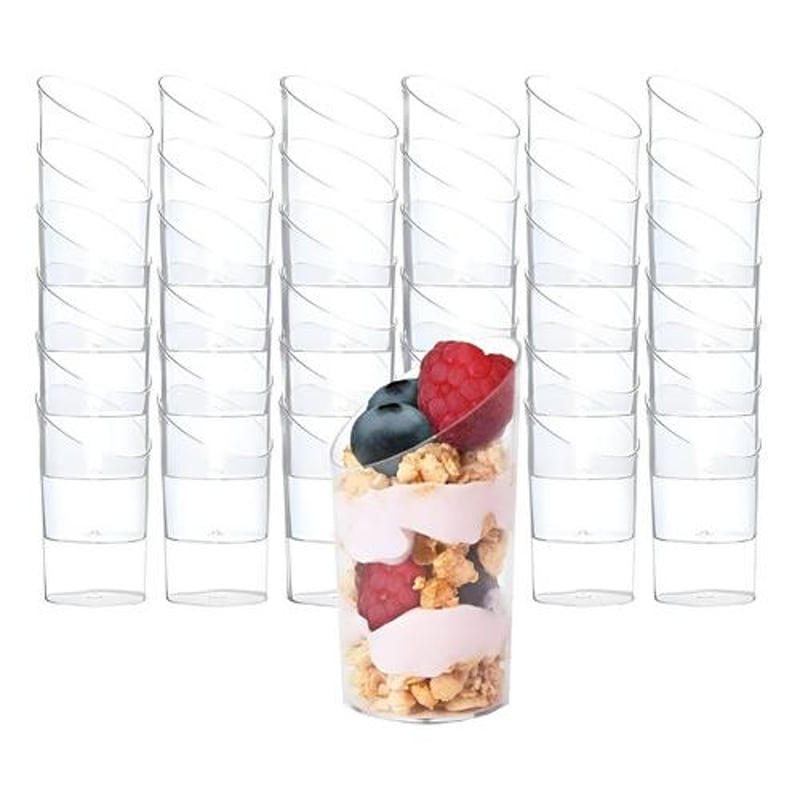 Pocillos Desechables Plásticos para Postres 60ml - 100 Unidades ...