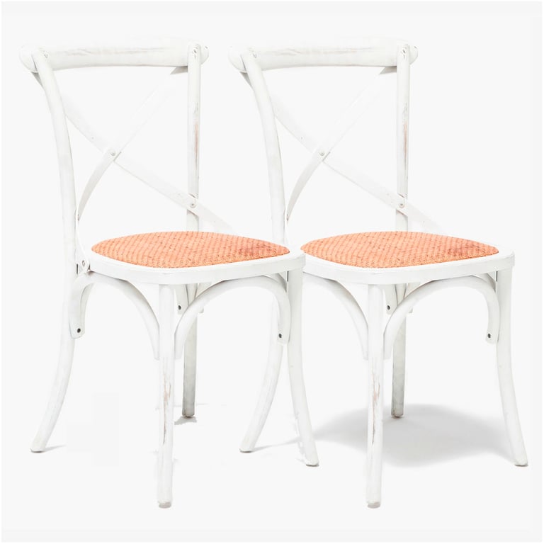 SPAZZIO Pack 2 Sillas de Comedor Retro Spazzio | falabella.com