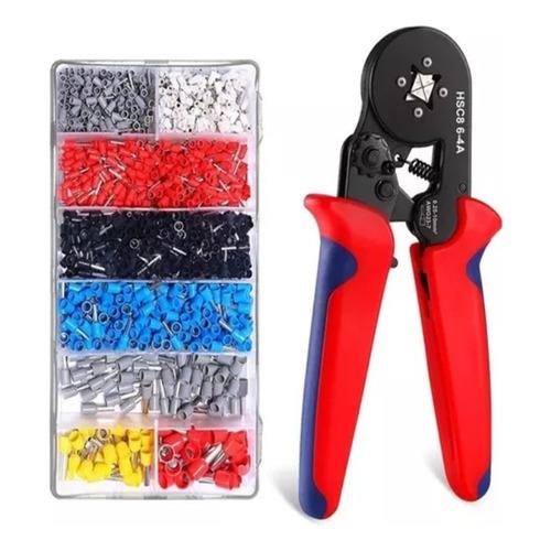 Kit Crimpadora Profesional con 1250 Terminales y Mango Ergonómico ...