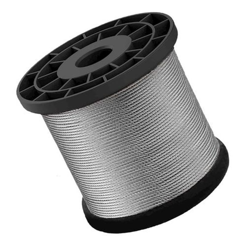 Rollo de Cable de Acero Galvanizado 2mm 100 Metros de Resistencia ...