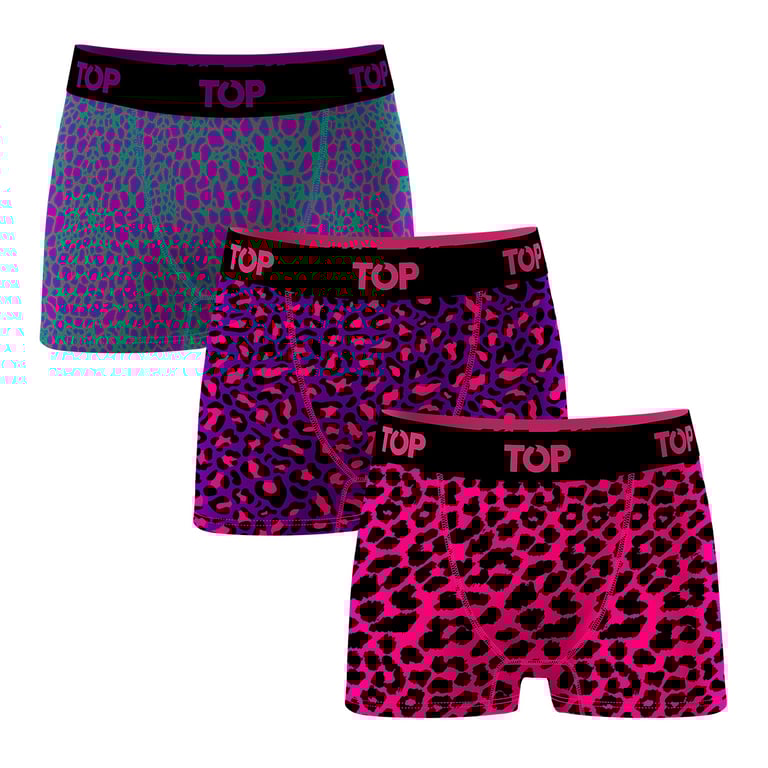 TOP Bóxer Medio Niña Algodón Pack 3 Neón C1 Top | falabella.com