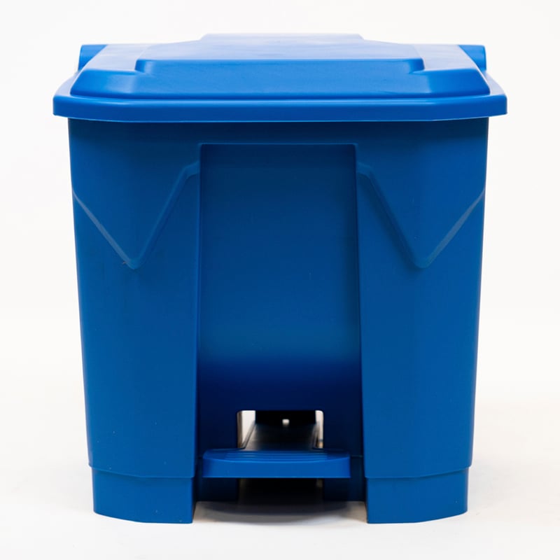 Basurero 30 Litros con pedal central Azul | Sodimac - Falabella