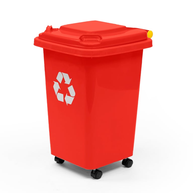 Basurero de 30 Litros Rojo | Sodimac - Falabella