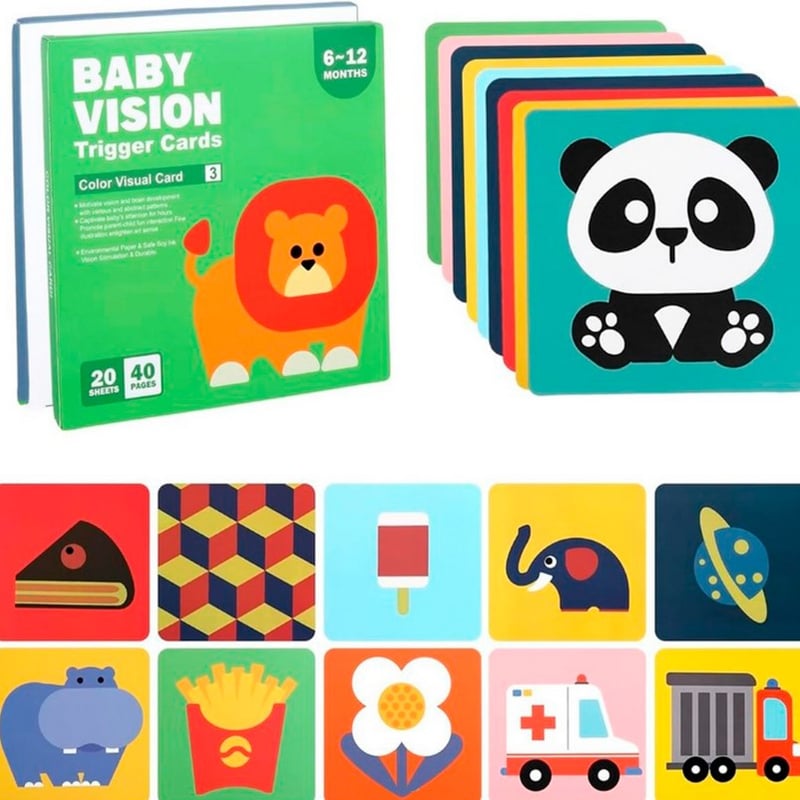 OEM TARJETAS EDUCATIVAS ESTIMULACION VISUAL 6-12 MESES | falabella.com
