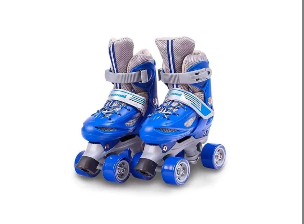 GENERICO Patines 4 Ruedas De niñas Azul Intenso M | falabella.com