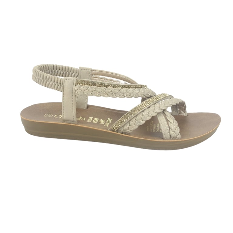 CHALADA Sandalias Mujer Dorado Casual Chalada Quanta-15 | falabella.com