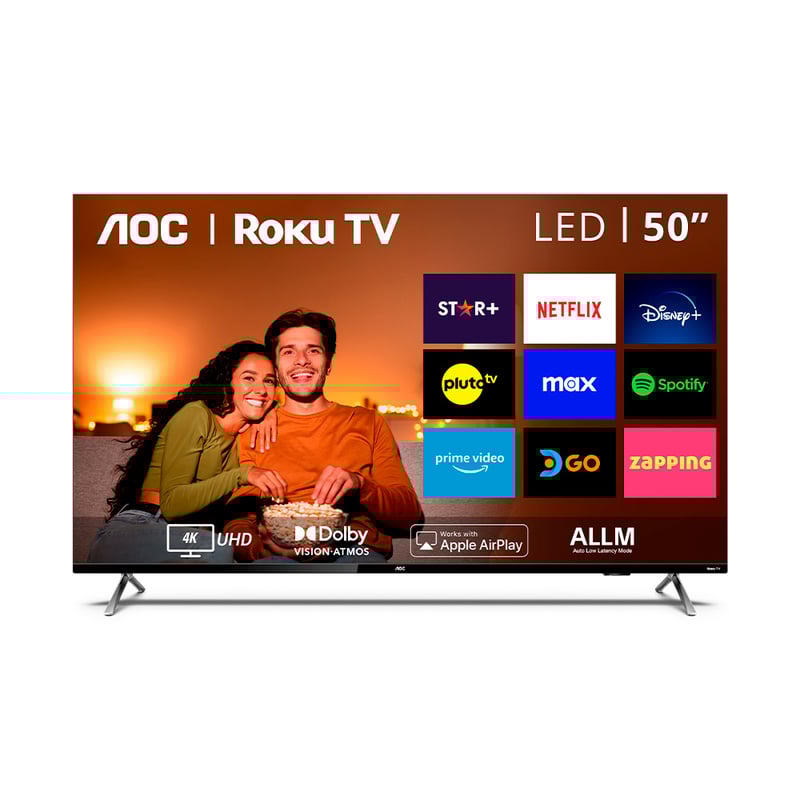 AOC AOC Roku TV LED 50” UHD 4K Smart TV 50U6125 | falabella.com