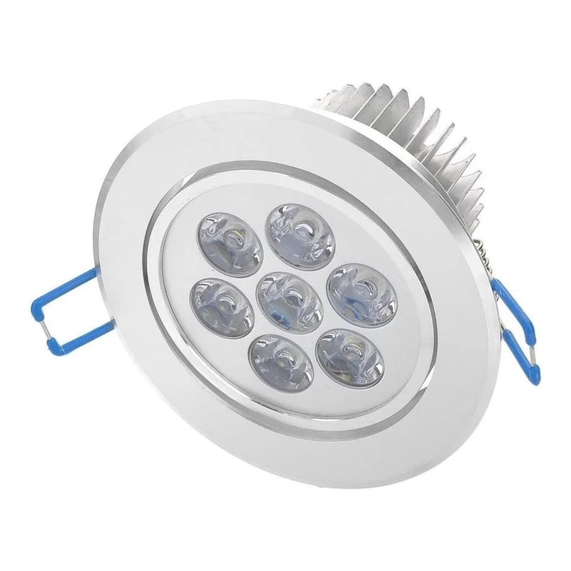 GENERICO Foco LED Embutido de 7W Luz Fría 6500K para Iluminación ...