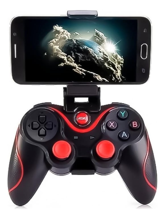 GENERICO Controlador Joystick Bluetooth para Android y PC con Soporte ...