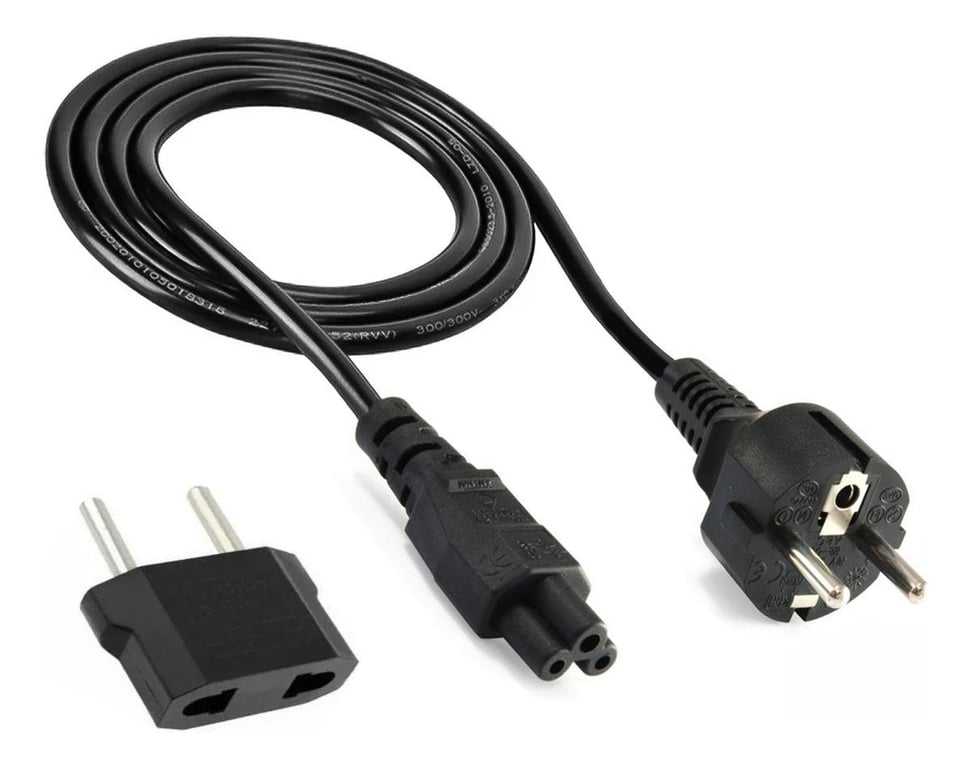 GENERICO Cable de Poder Trébol para Fuentes de TV y Laptop 15m ...