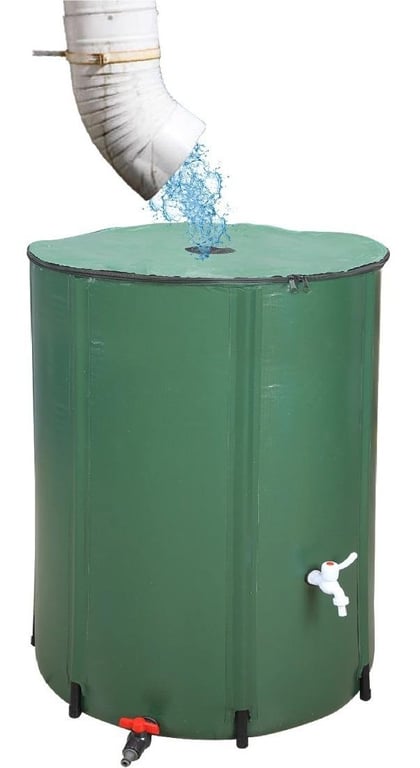 Estanque de Agua de 200 Litros Plegable de PVC Verde | Sodimac - Falabella