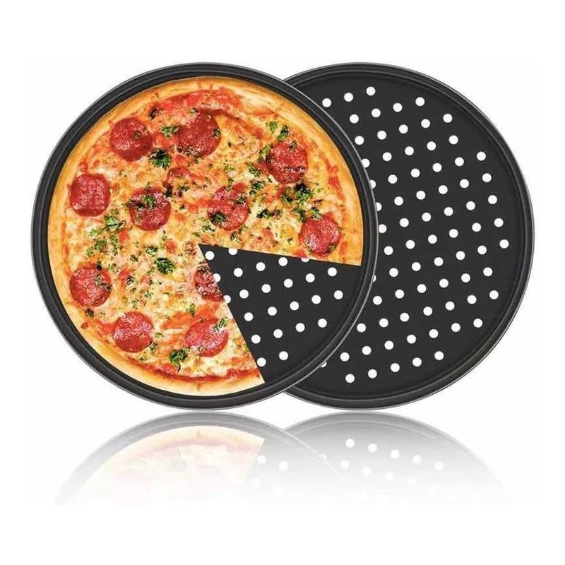 Molde Redondo para Pizza de Acero Antiadherente Profesional | Sodimac ...