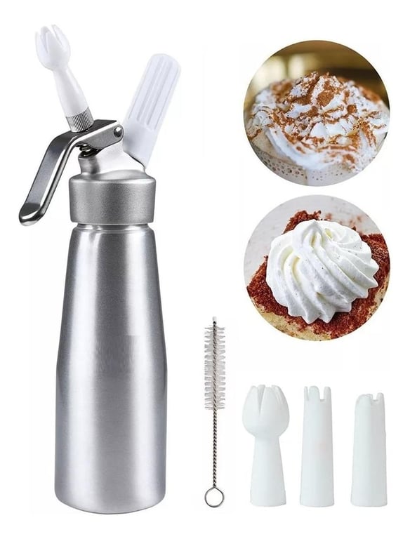 Sifón de Crema Batidora 500 ML Color Plateado para Cocina | Sodimac ...