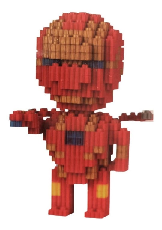 Mini Bloques Didácticos Armables Iron Man 3D | Sodimac - Falabella