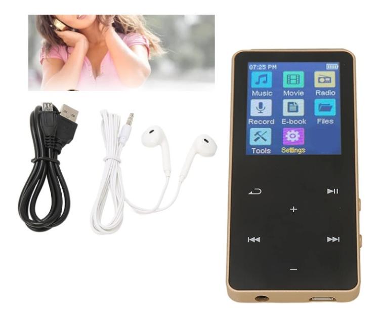 Reproductor MP3 MP4 Bluetooth 8GB Pantalla Táctil | Sodimac - Falabella