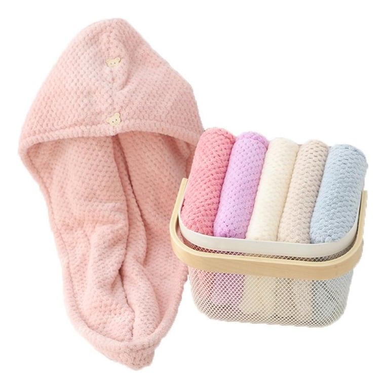 GENERICO Toalla Turbante de Microfibra para Secar el Cabello ...