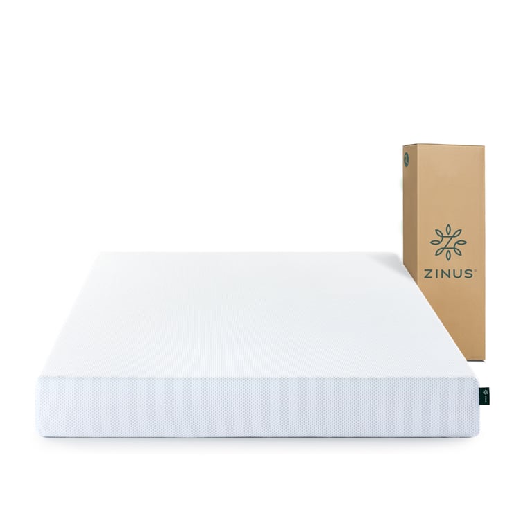 ZINUS Colchón Zinus 2 Plazas Long 150x200x15cm Espuma Alivia Pres ...