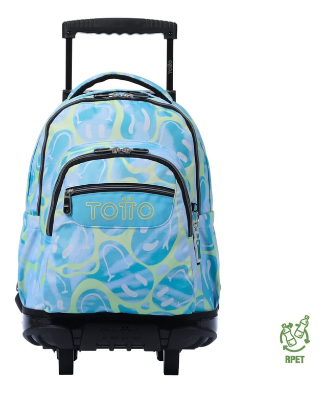 TOTTO Totto Mochila Ruedas Escolar Niña Rpet Eco003 | falabella.com
