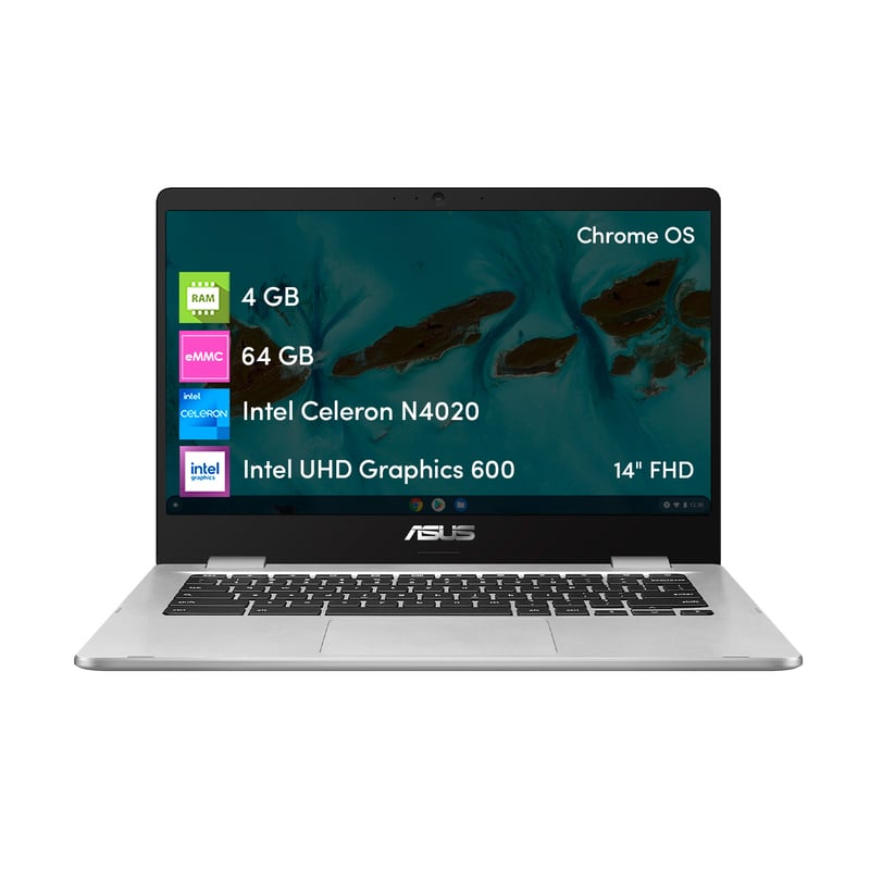 ASUS Notebook Chromebook Asus Celeron 4GB 64GB Chrome Os 14 FHD ...