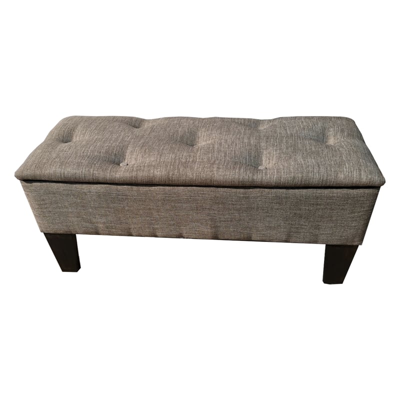 MUEBLES HVM Banqueta Baúl Hvm Gris Lino | falabella.com