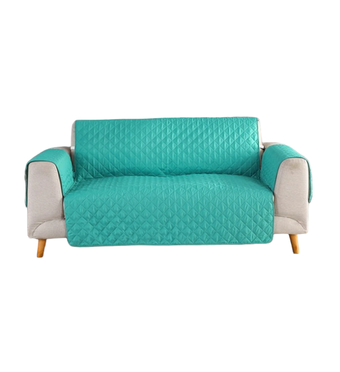 GENERICO Cubre Sofa Protector de 4 cuerpos con ligas Sujetadoras y ANTI ...