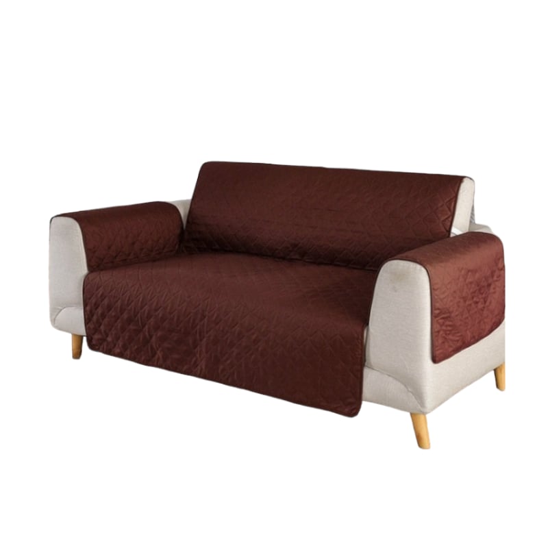 GENERICO Cubre Sofa Protector de 4 cuerpos con ligas Sujetadoras y ANTI ...