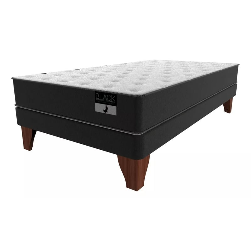 Cama de 1 plaza modelo Black largo 190 cm | Sodimac - Falabella