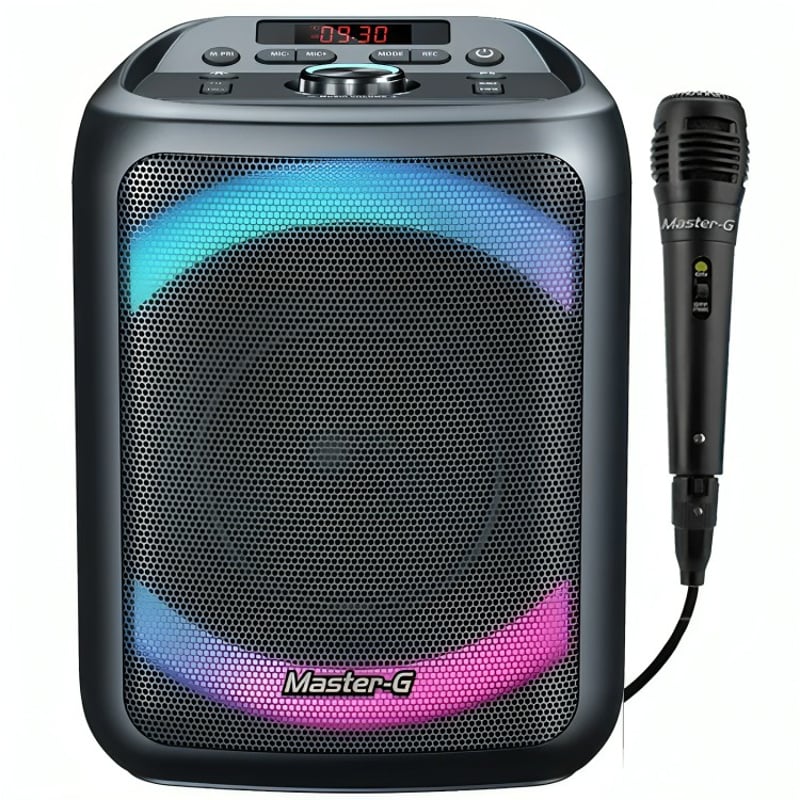 MASTER G Parlante Karaoke Bluetooth Cypher 65” con Micrófono ...