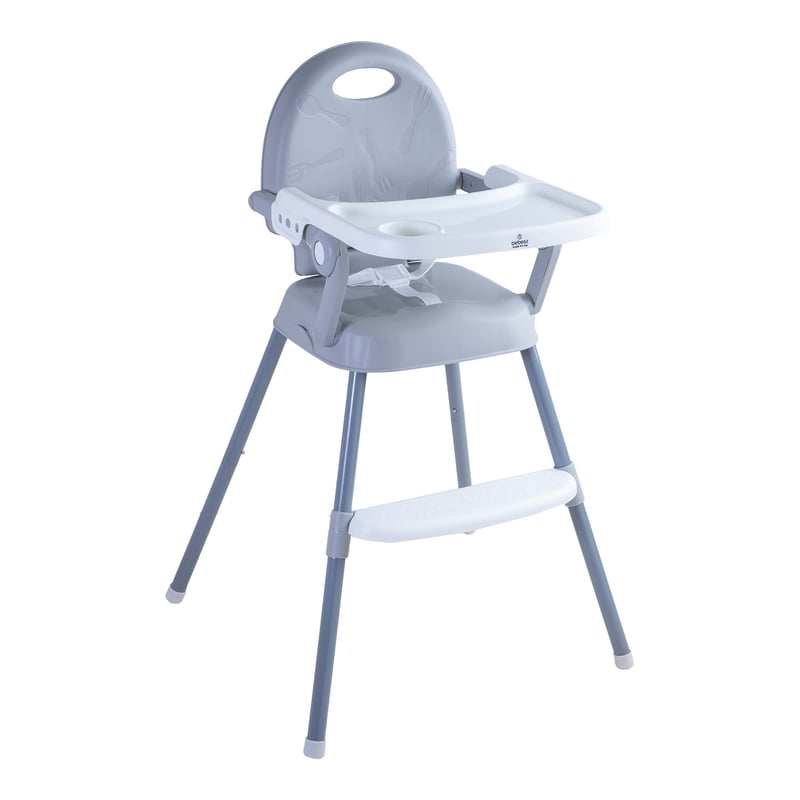 BEBESIT Silla de Comer Plegable Portátil Bebe Niño Fold Gris ...