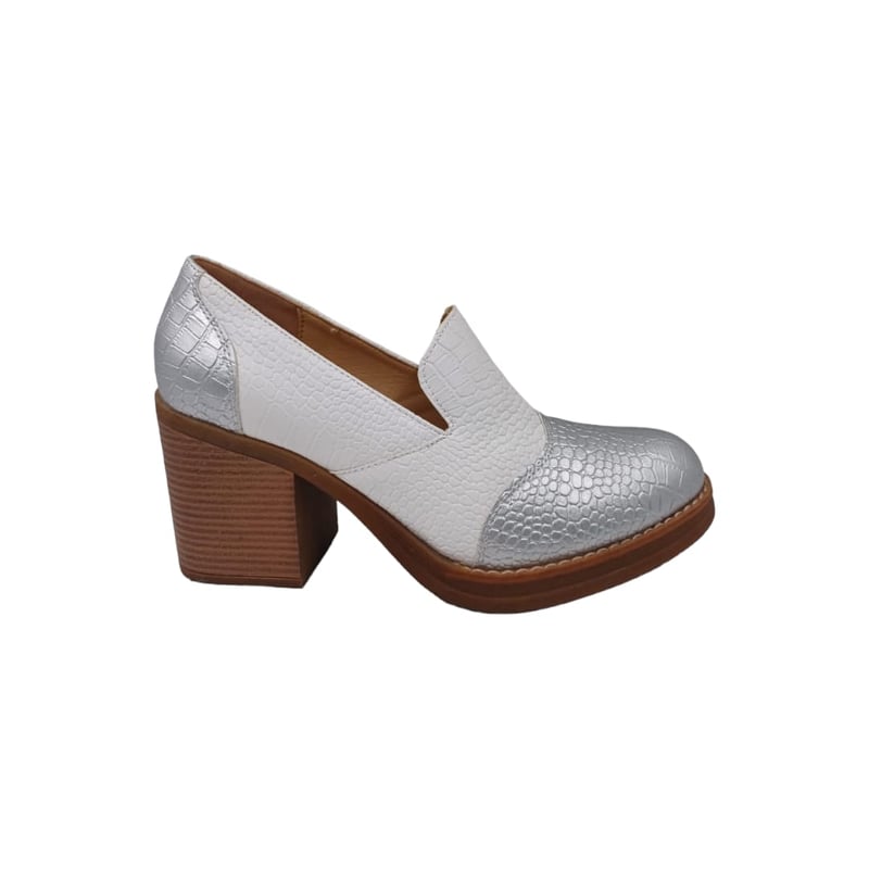 PAND G Zapato Blanco Taco Mujer | falabella.com