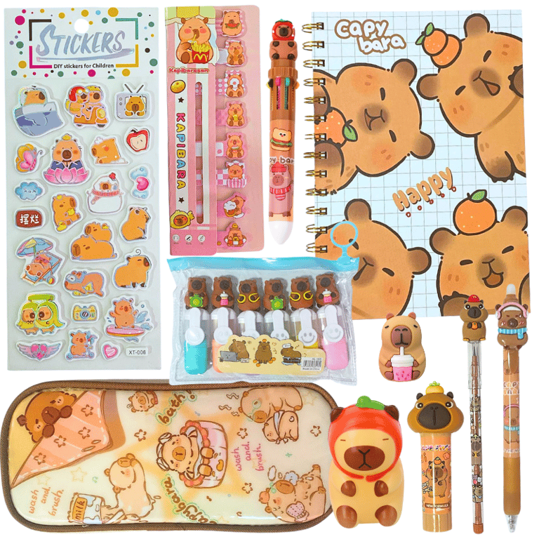 GENERAC Papelería Capibara Kawaii Box De Regalo Capybara Tamaño Xl ...