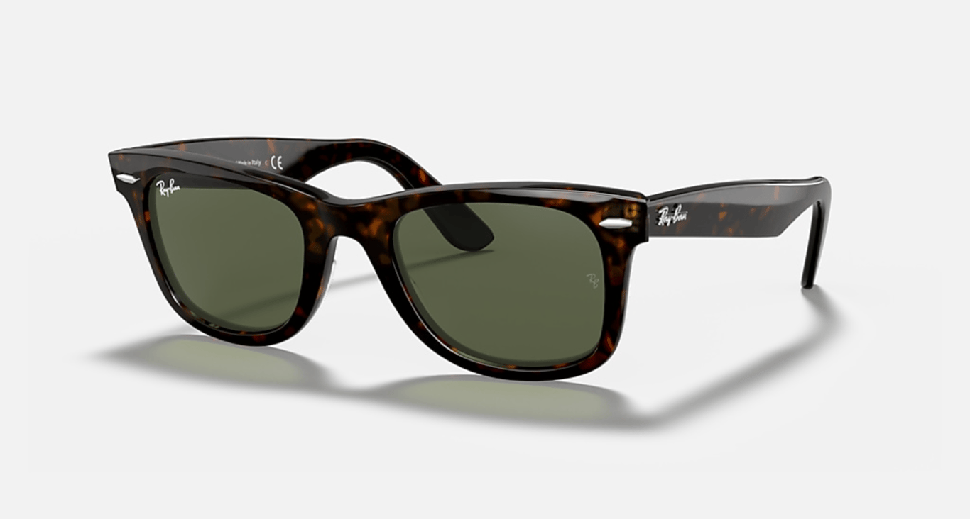 RAY BAN Lentes de Sol Ray Ban Wayfarer RB2140F 902 52-22 Tortuga pulida ...