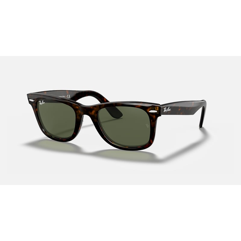 RAY BAN Lentes de Sol Ray Ban Wayfarer RB2140F 902 52-22 Tortuga pulida ...