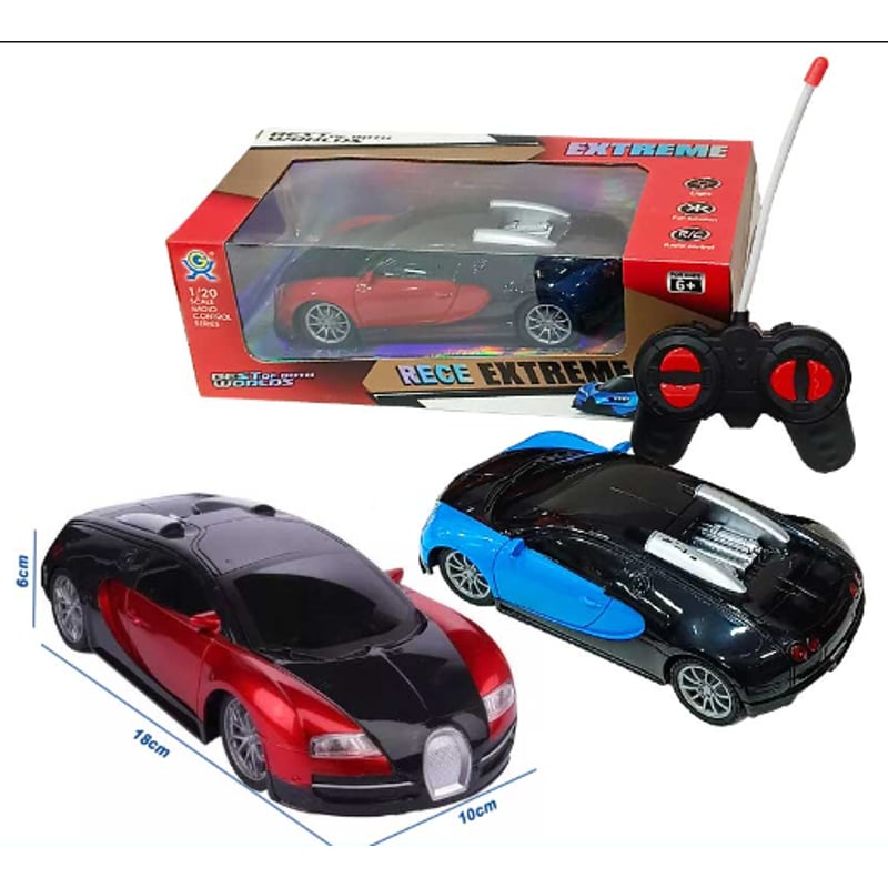 Auto a Control 18x10cm Rojo y Negro | Sodimac - Falabella