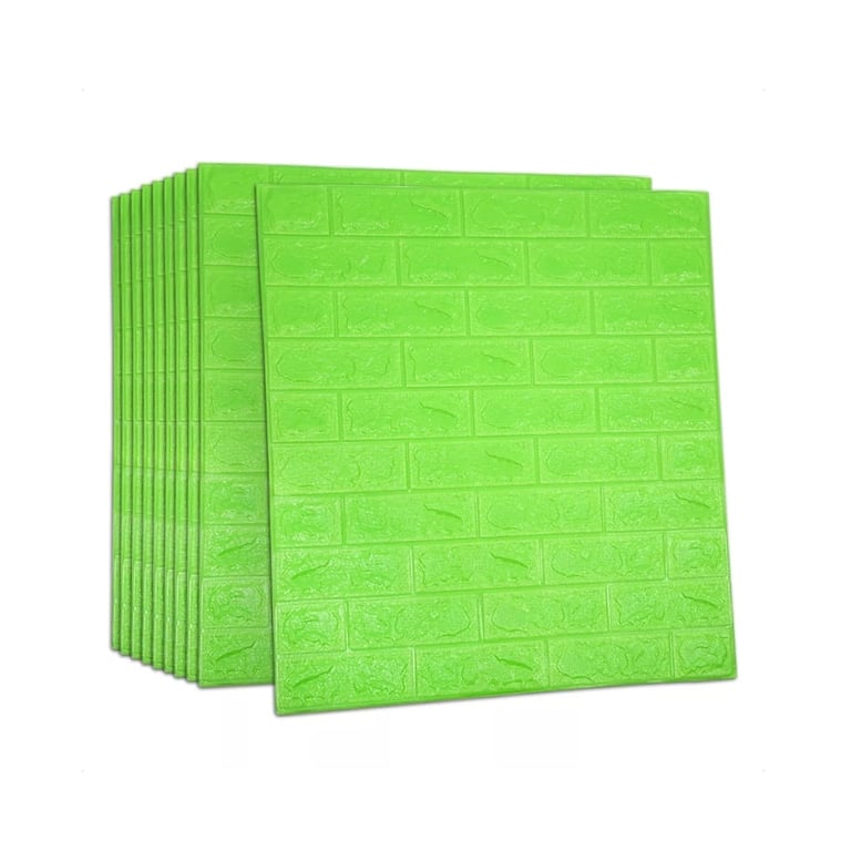Pack 10 Lamina Papel Mural Autoadhesivo 3d Ladrillo 70x77 | Sodimac ...