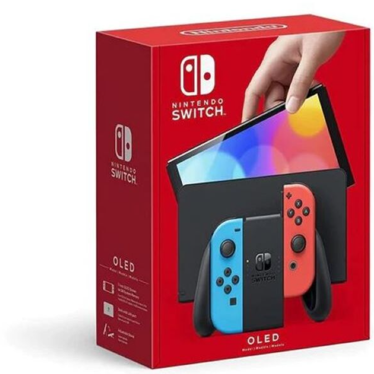 NINTENDO Consola - Nintendo Switch OLED Neon - 64 GB - Blue/Red ...